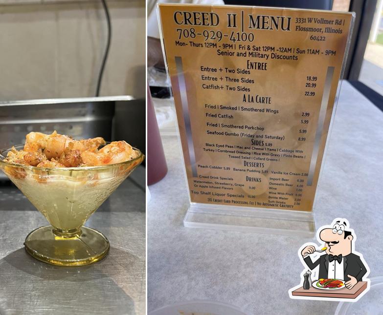 CREED-Flossmoor, Flossmoor - Restaurant menu, prices and reviews