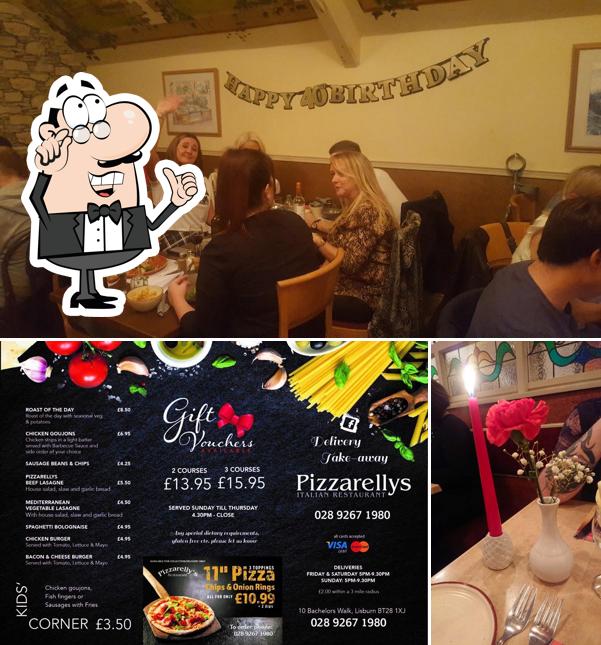 Pizzarellys, Lisburn - Restaurant menu, prices and reviews