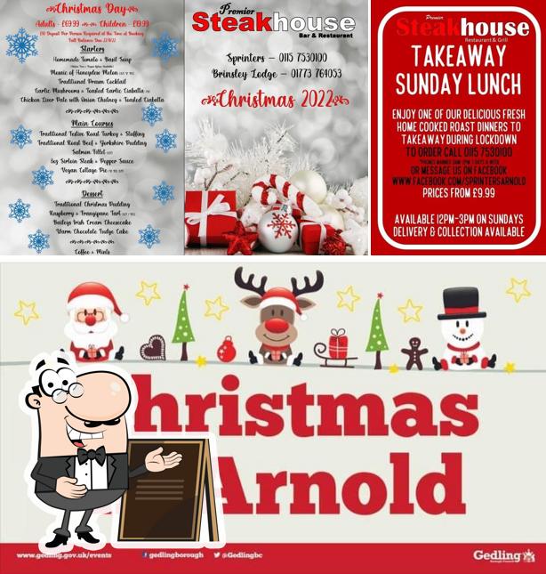 Sprinters Premier Steakhouse, Nottingham - Restaurant menu, prices and ...