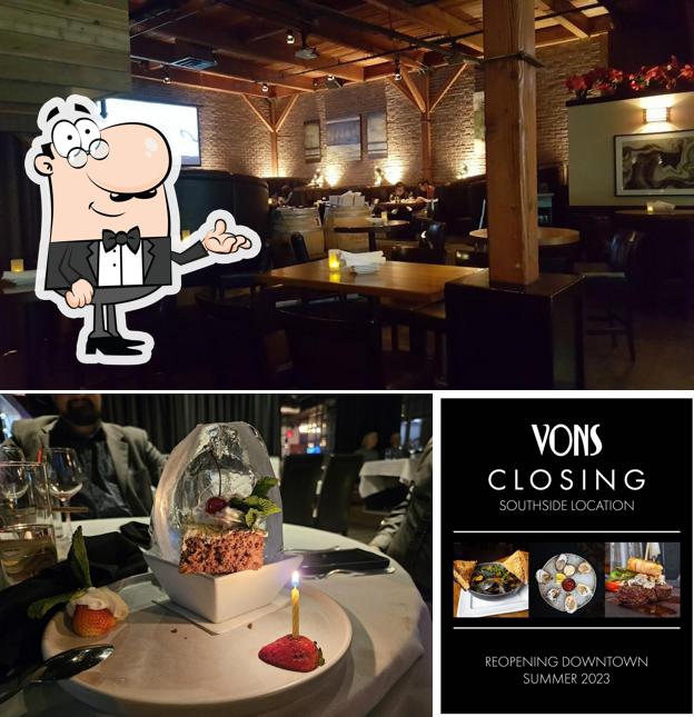 Vons Steak House, Edmonton - Restaurant menu, prices and reviews
