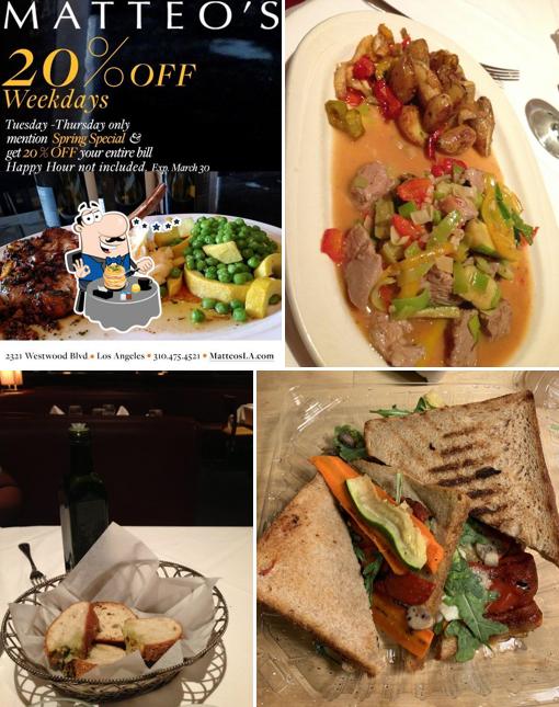 Matteo's, Los Angeles - Restaurant menu, prices and reviews