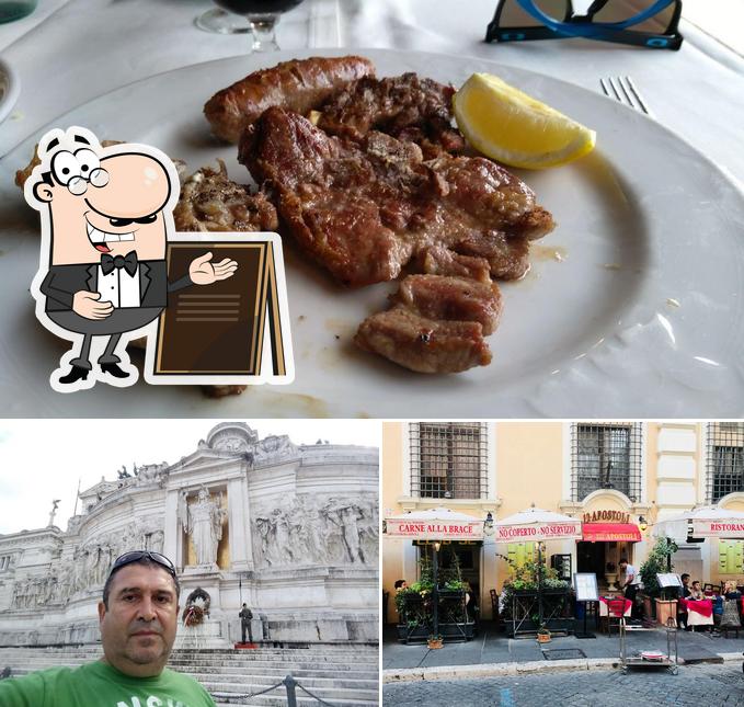 Ristorante pizzeria Forno a Legna 12 apostoli, Roma - Menu del ...