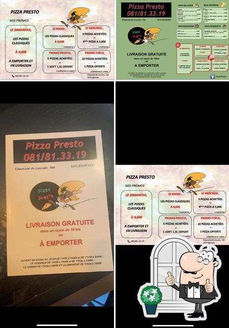 Pizza Presto, Eghezee - Menu du restaurant, prix et avis