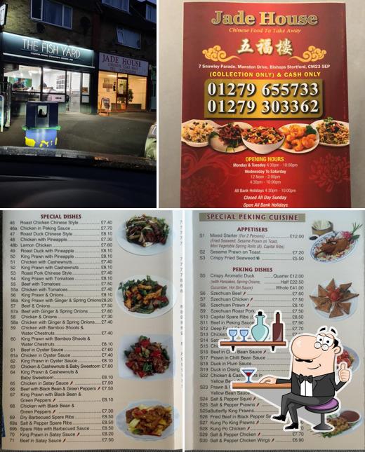 Jade House Chinese Takeaway, Bishop's Stortford - Restaurant menu ...