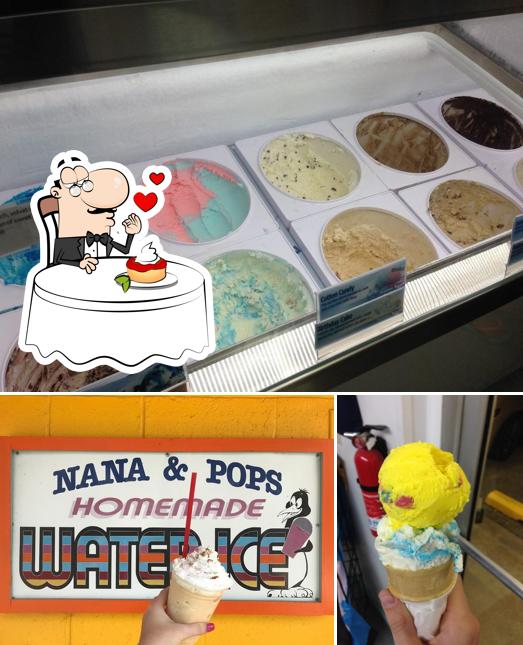 Nana & Pops Ice Cream & Italian Waterice, Long Neck - Restaurant menu ...