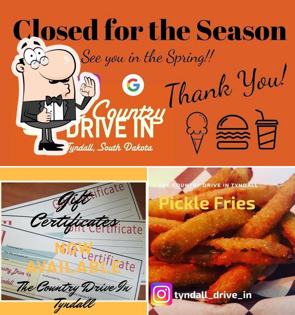 The Country Drive In, Tyndall - Restaurant menu, prices and reviews