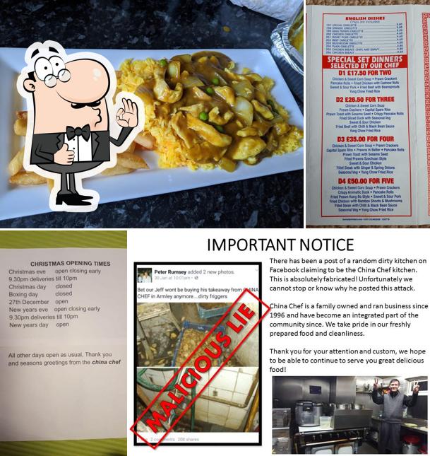 China Chef, Leeds - Restaurant menu, prices and reviews