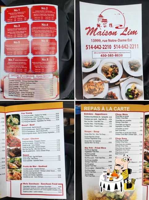 Maison Lim, Montréal - Menu du restaurant, prix et avis