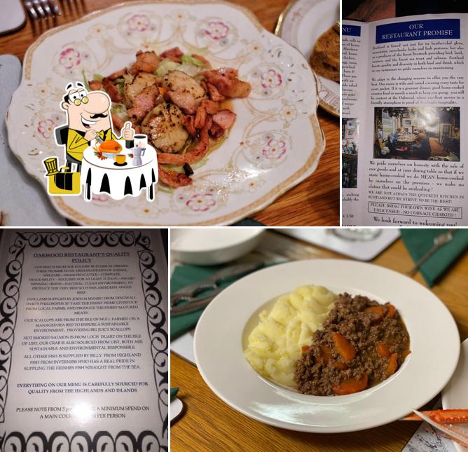 The Oakwood Restaurant, Inverness - Restaurant menu, prices and reviews