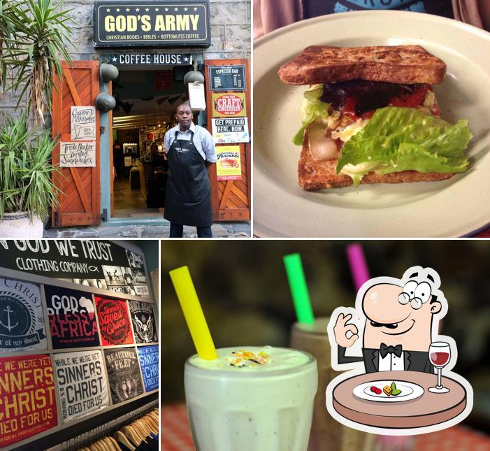 GOD'S ARMY CHRISTIAN BOOKSTORE & COFFEE, Ciudad del Cabo - Menú del ...