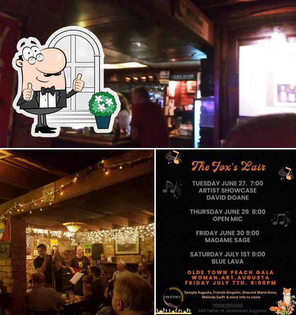 Fox's Lair at Olde Town Inn, Augusta - Restaurant menu, prices and reviews