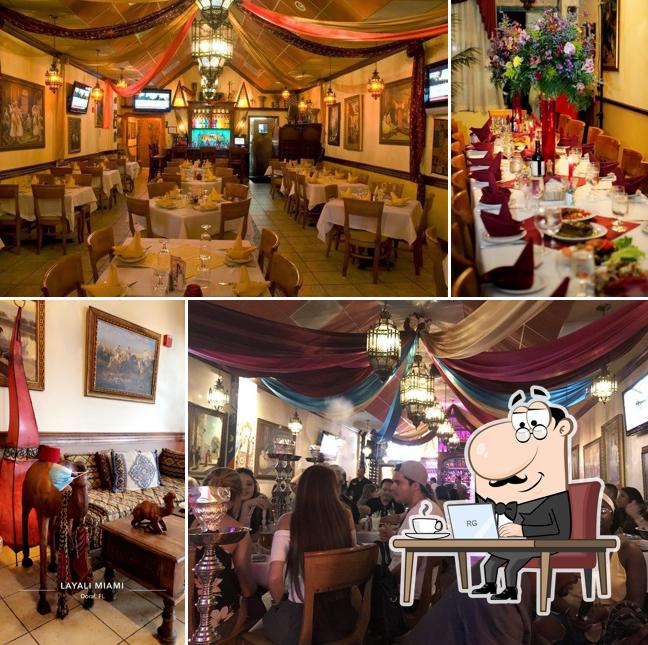 Layali Miami Lebanese Restaurant & lounge, Doral - Restaurant menu ...