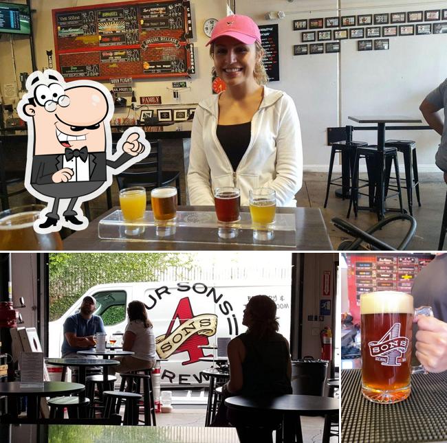 Four Sons Brewing, Huntington Beach - Restaurant menu, prices and reviews
