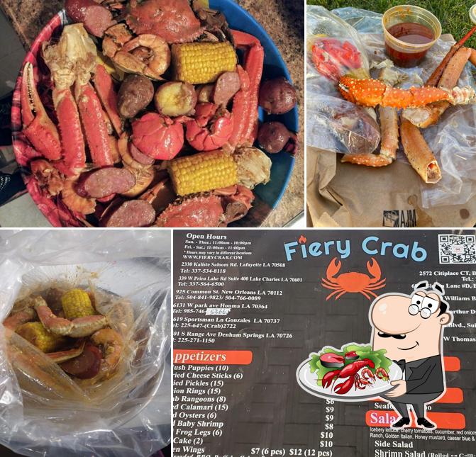 Fiery Crab Seafood Restaurant And Bar - Houma, Houma - Restaurant menu ...