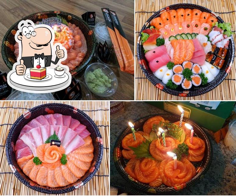 Samurai Salmon Delivery แซลมอนเดลิเวอรี่ เค้กแซลมอน แซลมอนดองซีอิ๊ว ...
