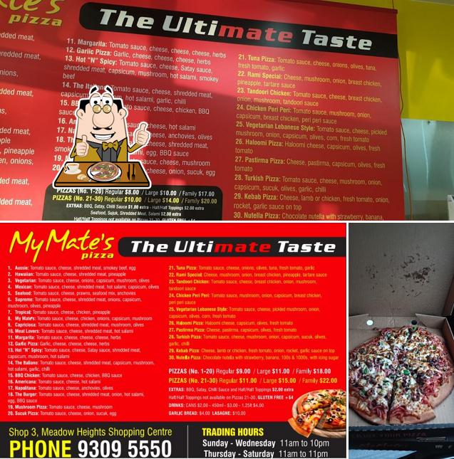 MyMate's Pizza, Meadow Heights - Restaurant menu, prices and reviews
