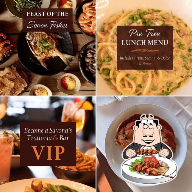 Savona's Trattoria & Bar - Kingston, Kingston - Restaurant menu, prices ...