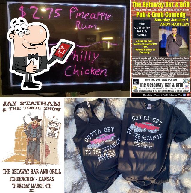 The Getaway Bar And Grill, Schoenchen - Restaurant menu, prices and reviews