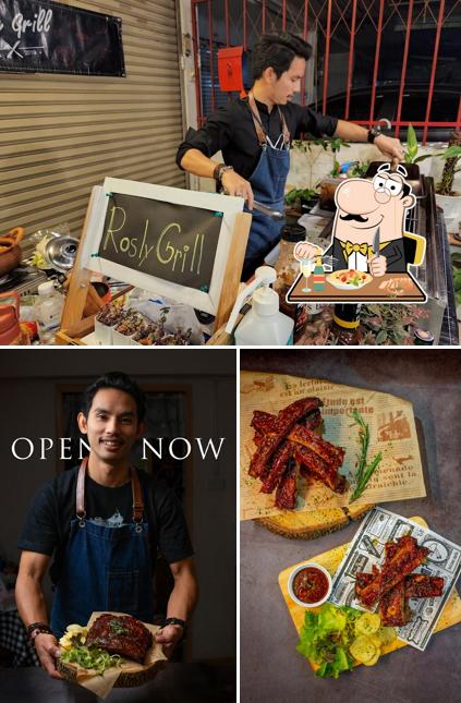 Rosly Grill - โรสรี่กริล ซี่โครงย่าง, Fa Ham - Menú del restaurante ...