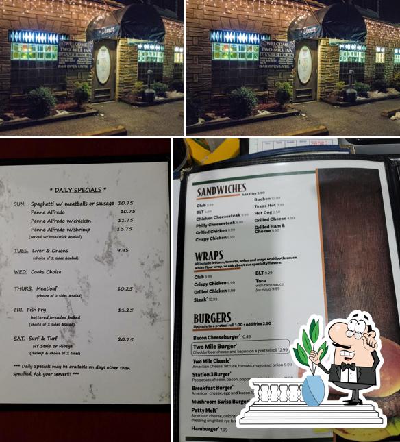 The New Two Mile Inn, Port Allegany - Restaurant menu, prices and reviews