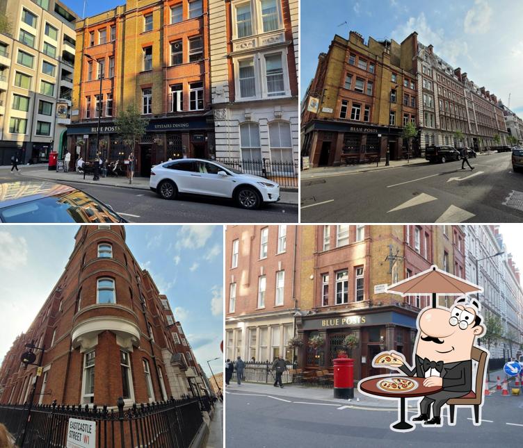 The Blue Posts, London - Restaurant menu, prices and reviews