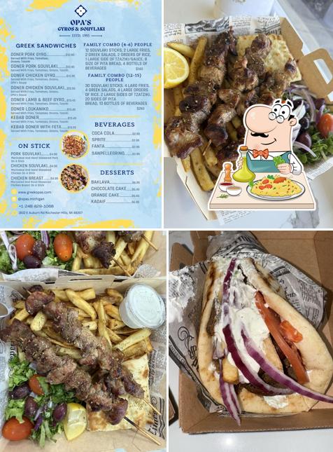 Opa's Gyros & Souvlaki, Rochester Hills - Restaurant menu, prices and ...