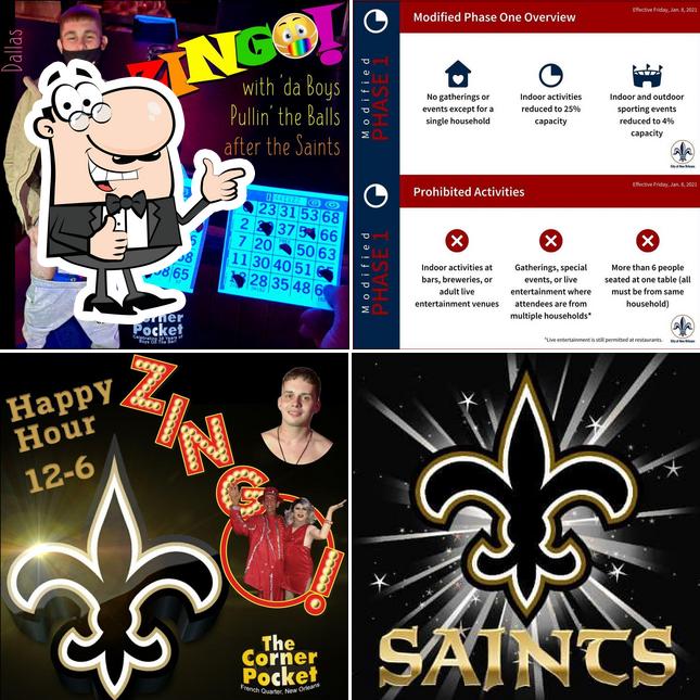 Corner Pocket, New Orleans - Restaurant menu, prices and reviews