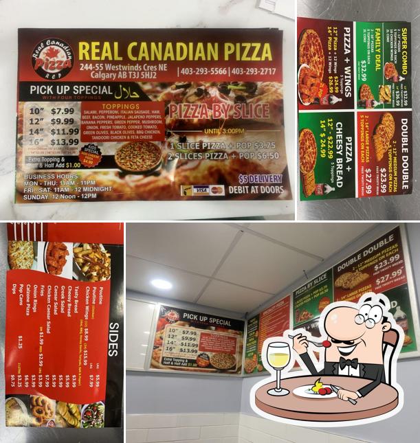 Real Canadian Pizza, Calgary - Restaurant menu, prices and reviews