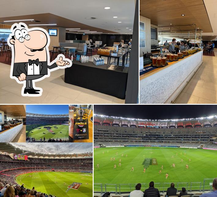 Sports Lounge at Optus Stadium, Burswood - Restaurant menu, prices and ...