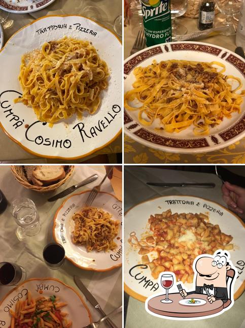 Trattoria Pizzeria Cumpa' Cosimo, Ravello - Restaurant menu, prices and ...