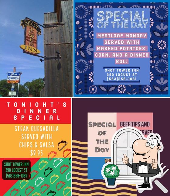 Shot Tower Inn, Dubuque - Restaurant menu, prices and reviews
