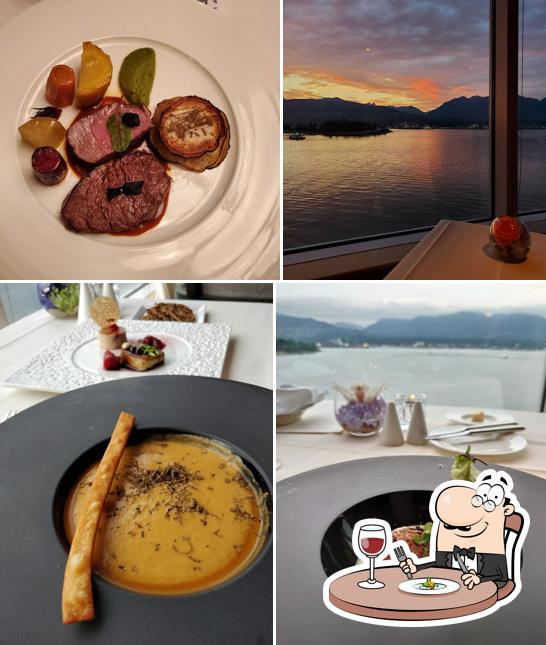 Five Sails Restaurant, Vancouver, Gare de Vancouver Waterfront - Menu ...