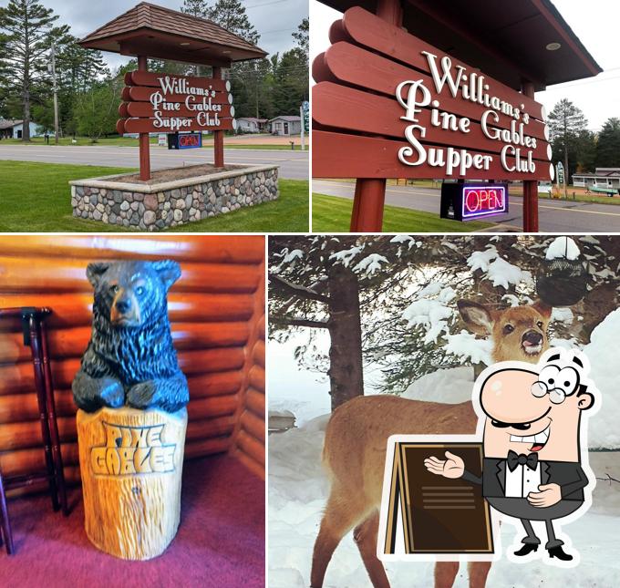 Williams's Pine Gables, Eagle River - Restaurant menu, prices and reviews