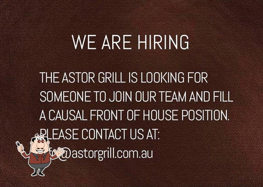 The Astor Grill, Hobart - Restaurant menu, prices and reviews