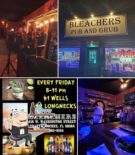 Bleachers & Blayke’s Billiards, Chattahoochee - Restaurant menu, prices ...