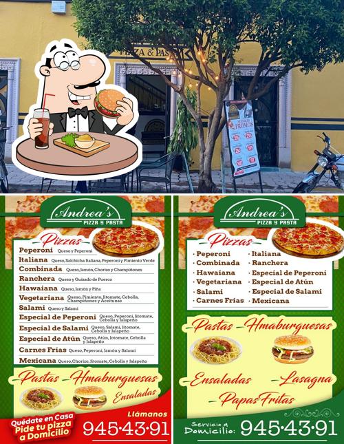 Andrea's PIZZA Y PASTA, Jerez de García Salinas - Menú del restaurante ...