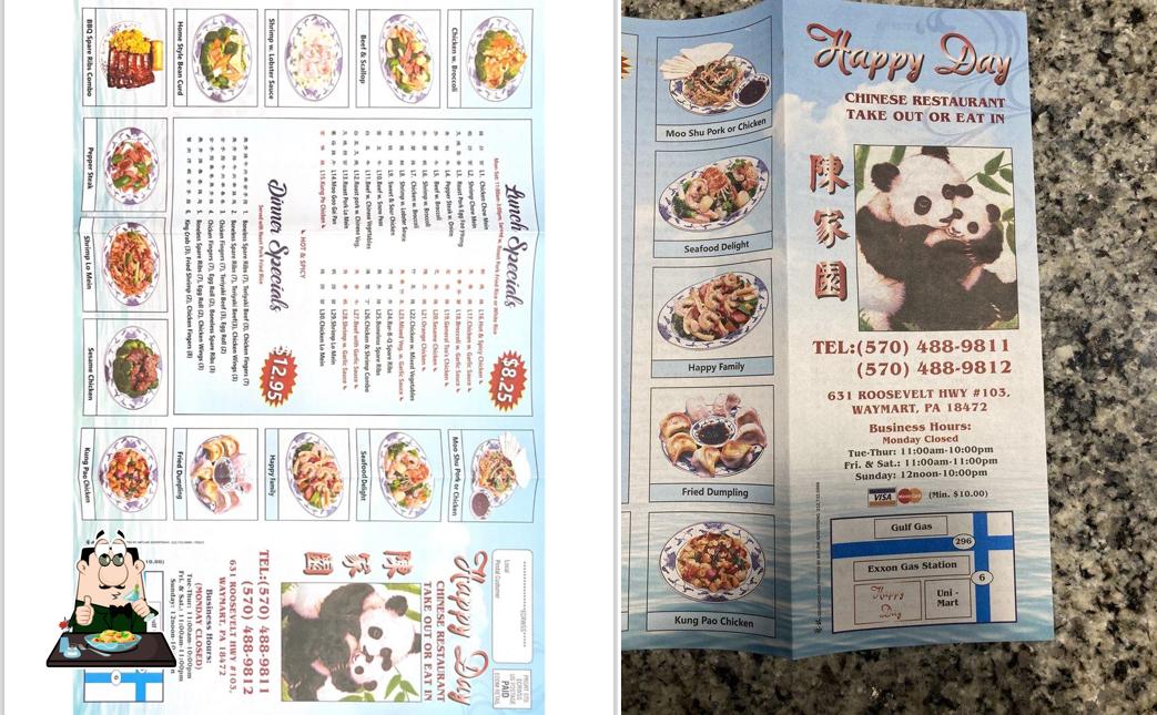 Happy Day, Waymart - Restaurant menu, prices and reviews
