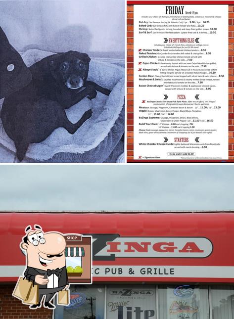 Bazinga!, Janesville - Restaurant menu, prices and reviews