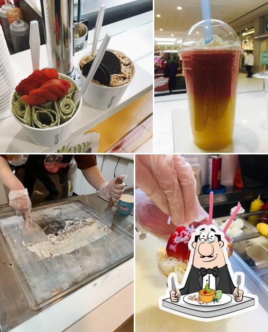 Aha Rolled Ice Cream, Indianapolis - Restaurant menu, prices and reviews