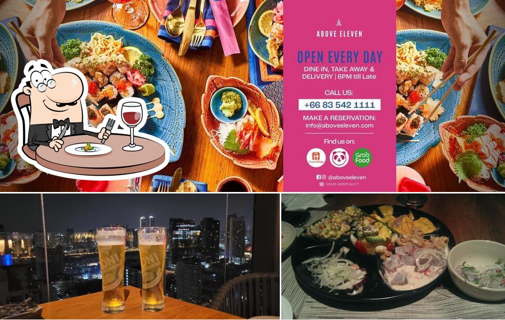 Above Eleven Rooftop Bar & Restaurant, Bangkok - Restaurant menu ...