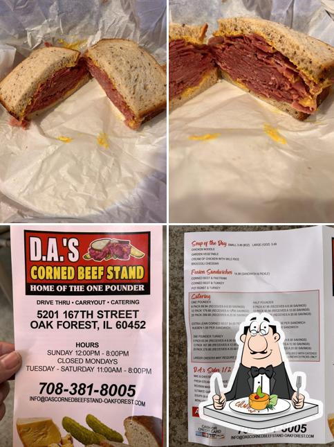 D.A.'s Corned Beef Stand, Oak Forest - Restaurant menu, prices and reviews