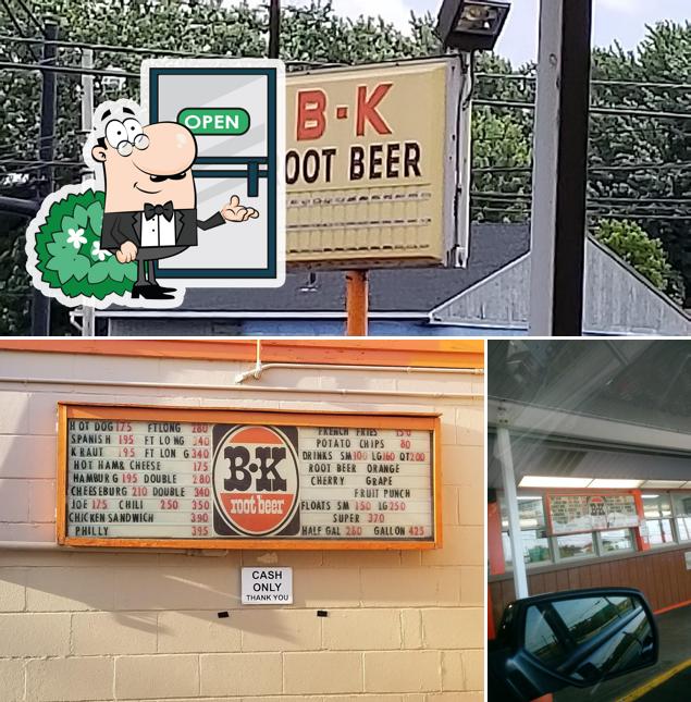 B & K Root Beer Drive In, Akron - Restaurant menu, prices and reviews