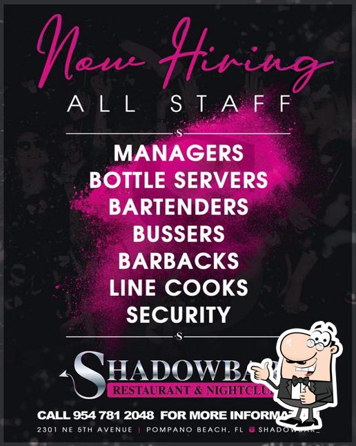 Shadow Bar, Pompano Beach - Restaurant menu, prices and reviews