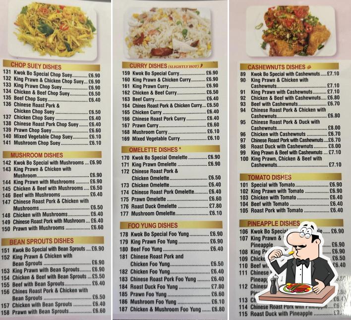 Kwok Bo Takeaway, Castleford - Restaurant menu, prices and reviews