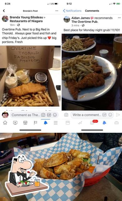 The Overtime Pub, Thorold - Restaurant menu, prices and reviews