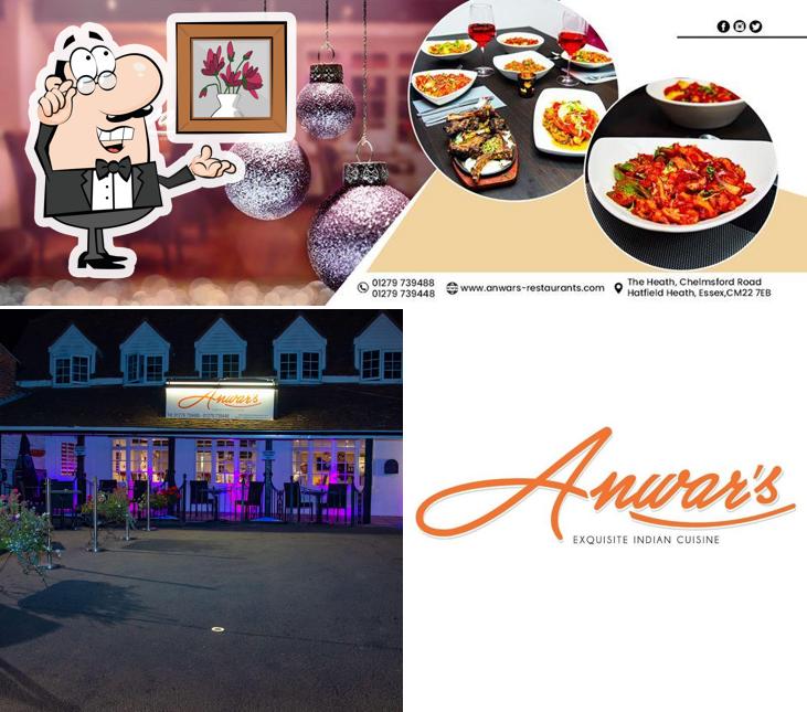 Anwar's Exquisite Indian Restaurant, Hatfield Heath - Restaurant menu ...