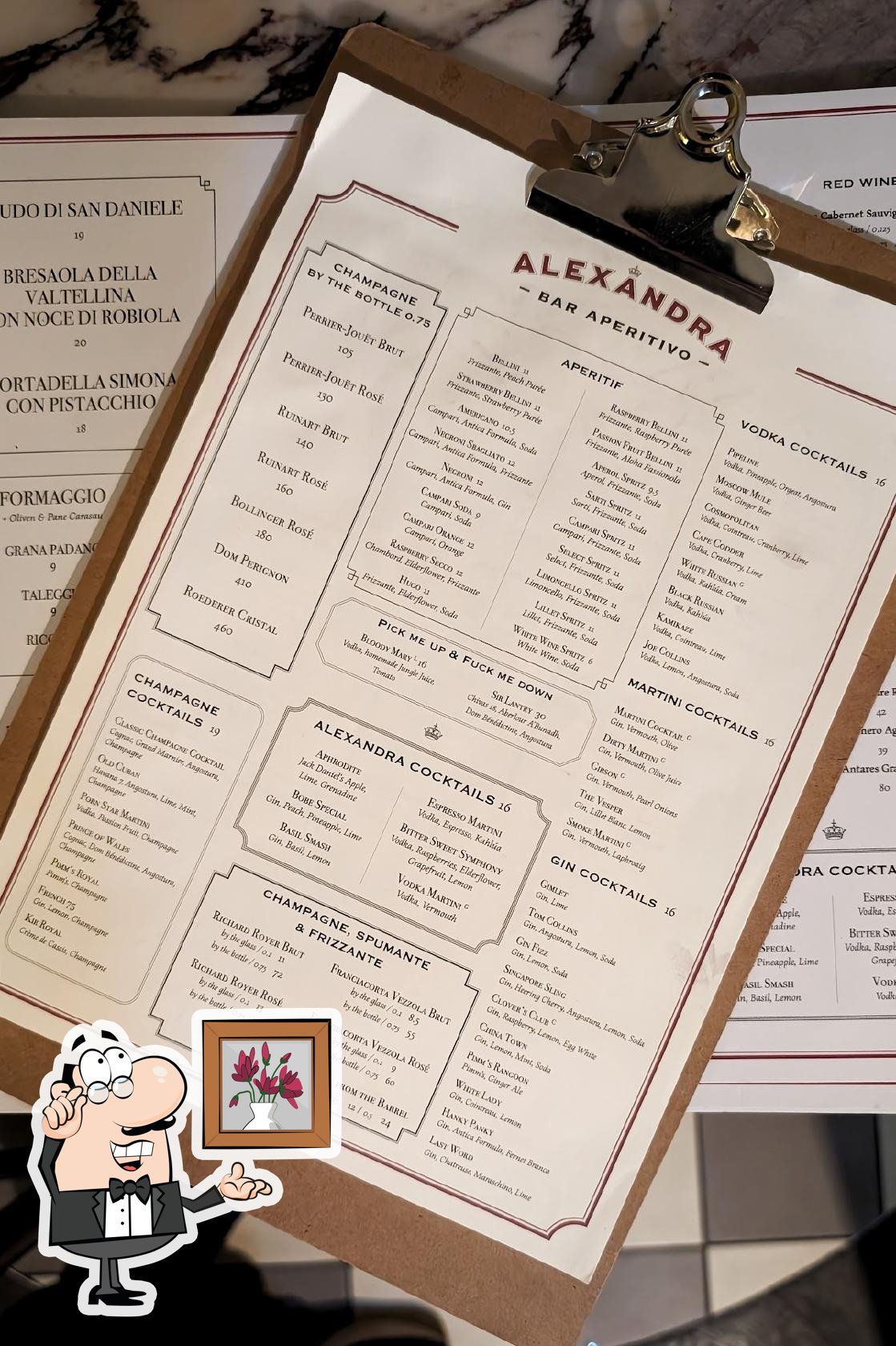 Alexandra - Bar Aperitivo, Wien - Speisekarte, Preise und Bewertungen