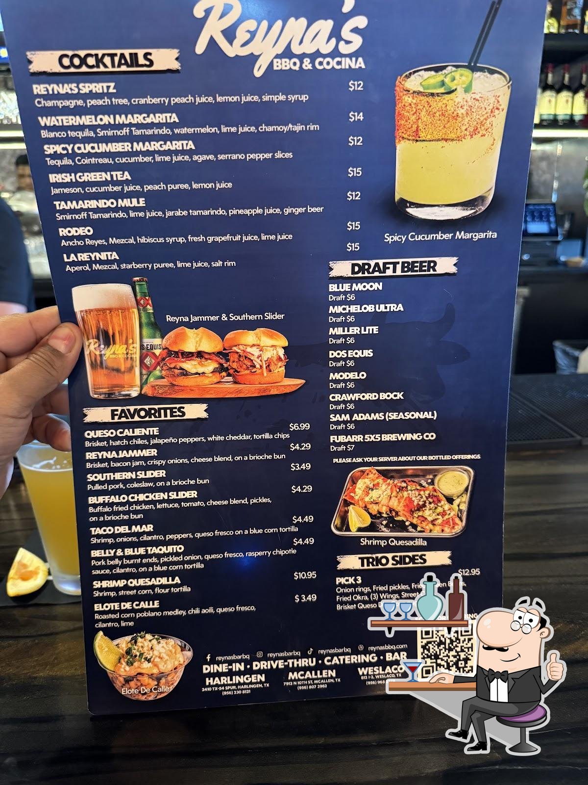 Reyna’s BBQ & Cocina, McAllen - Restaurant menu, prices and reviews
