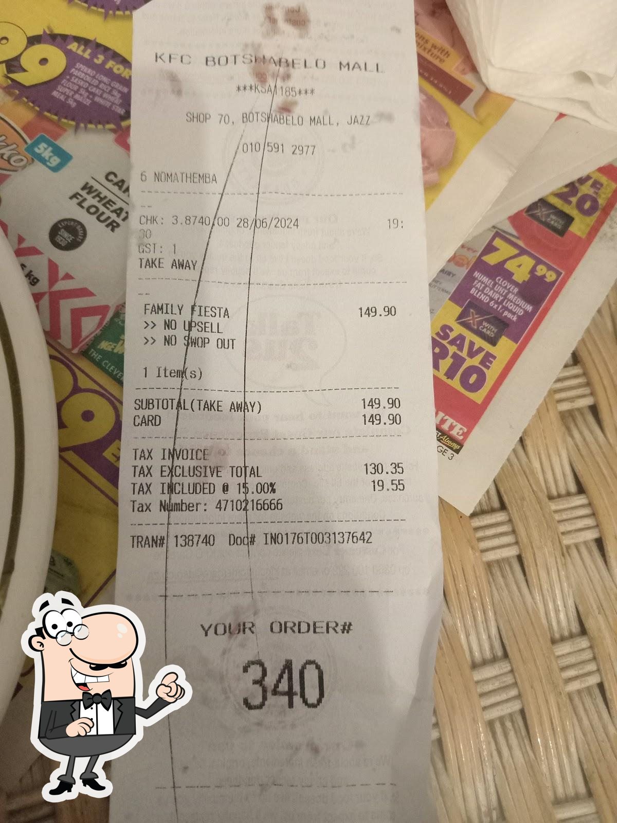 KFC Botshabelo Mall, Botshabelo - Restaurant menu, prices and reviews