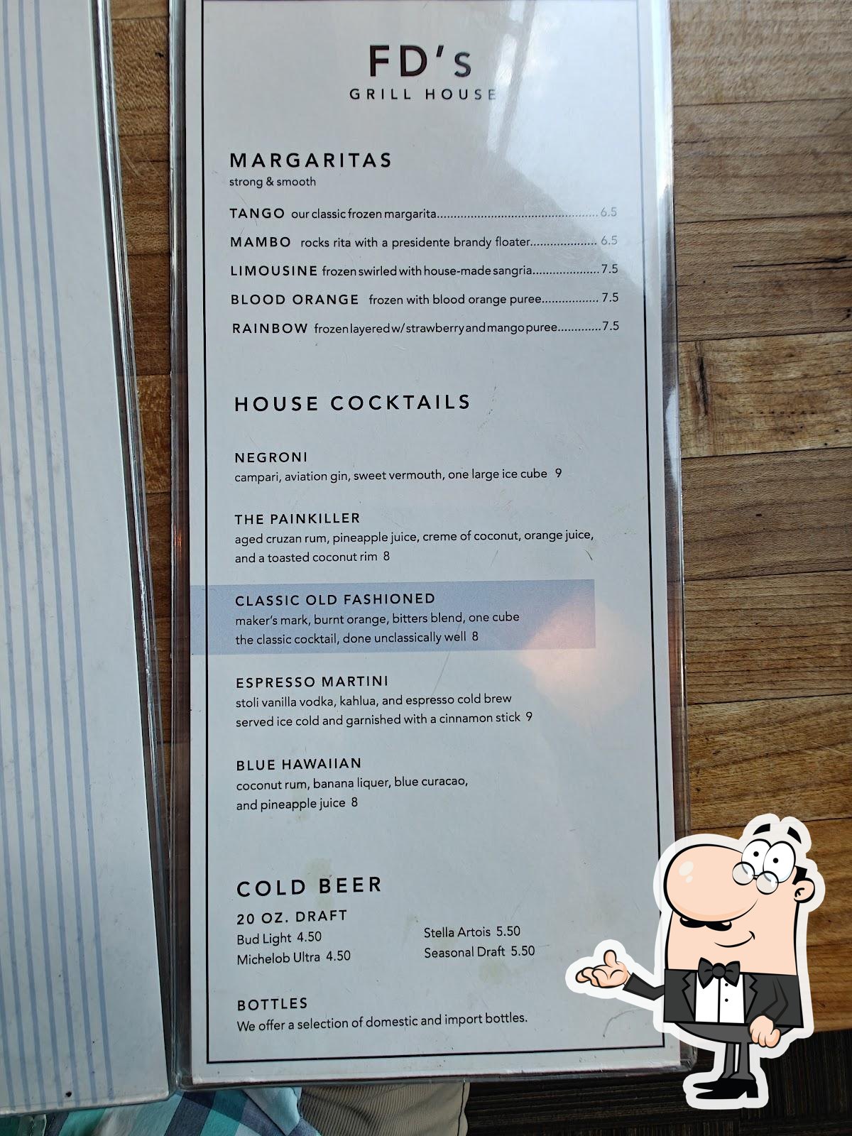 FD's Grillhouse, Springfield - Restaurant menu, prices and reviews